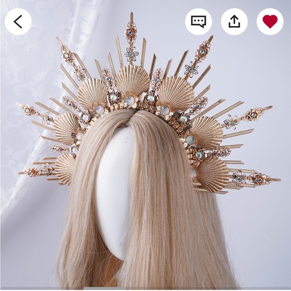 Accessories | Mermaid Siren Seashell Crown Headpiece | Poshmark